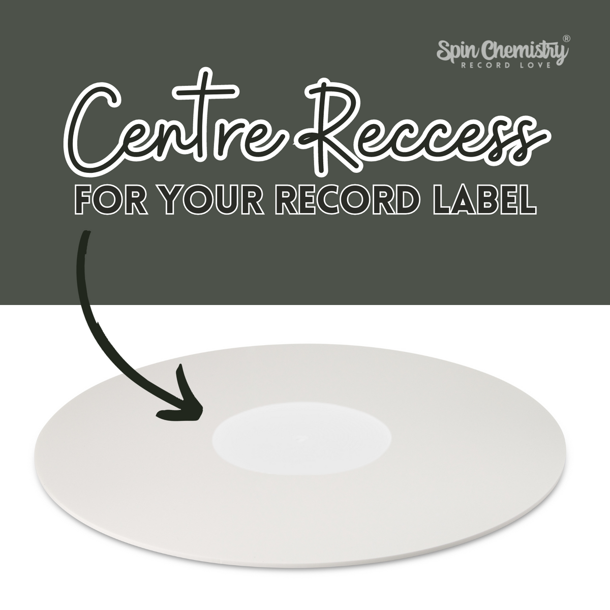 Premium Acrylic Turntable Slipmat (White) – Spin Chemistry