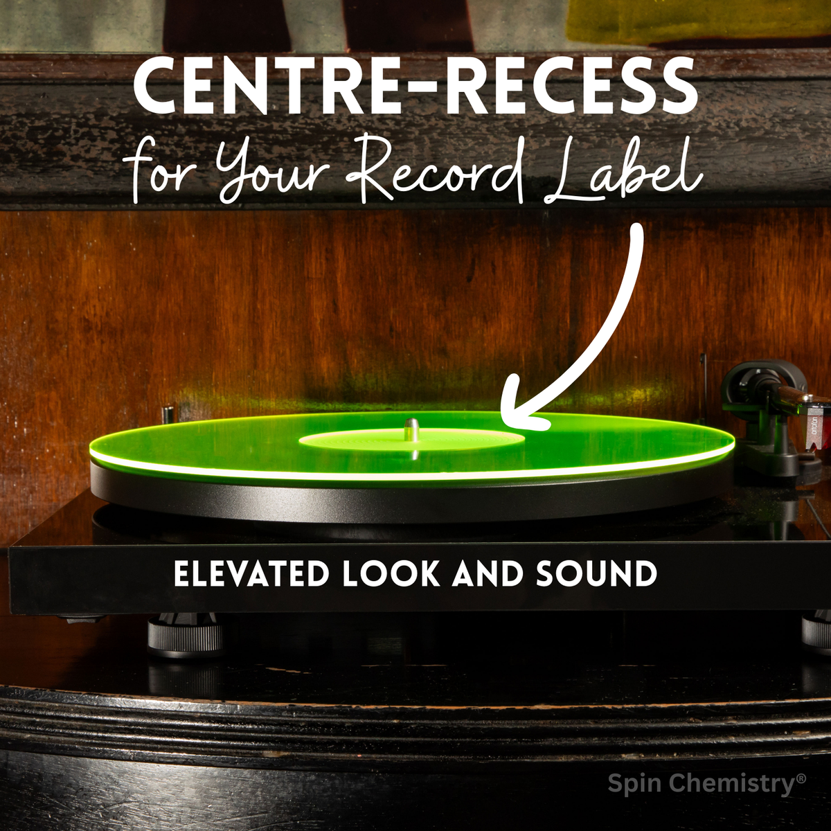 Premium Acrylic Turntable Slipmat (Green) – Spin Chemistry